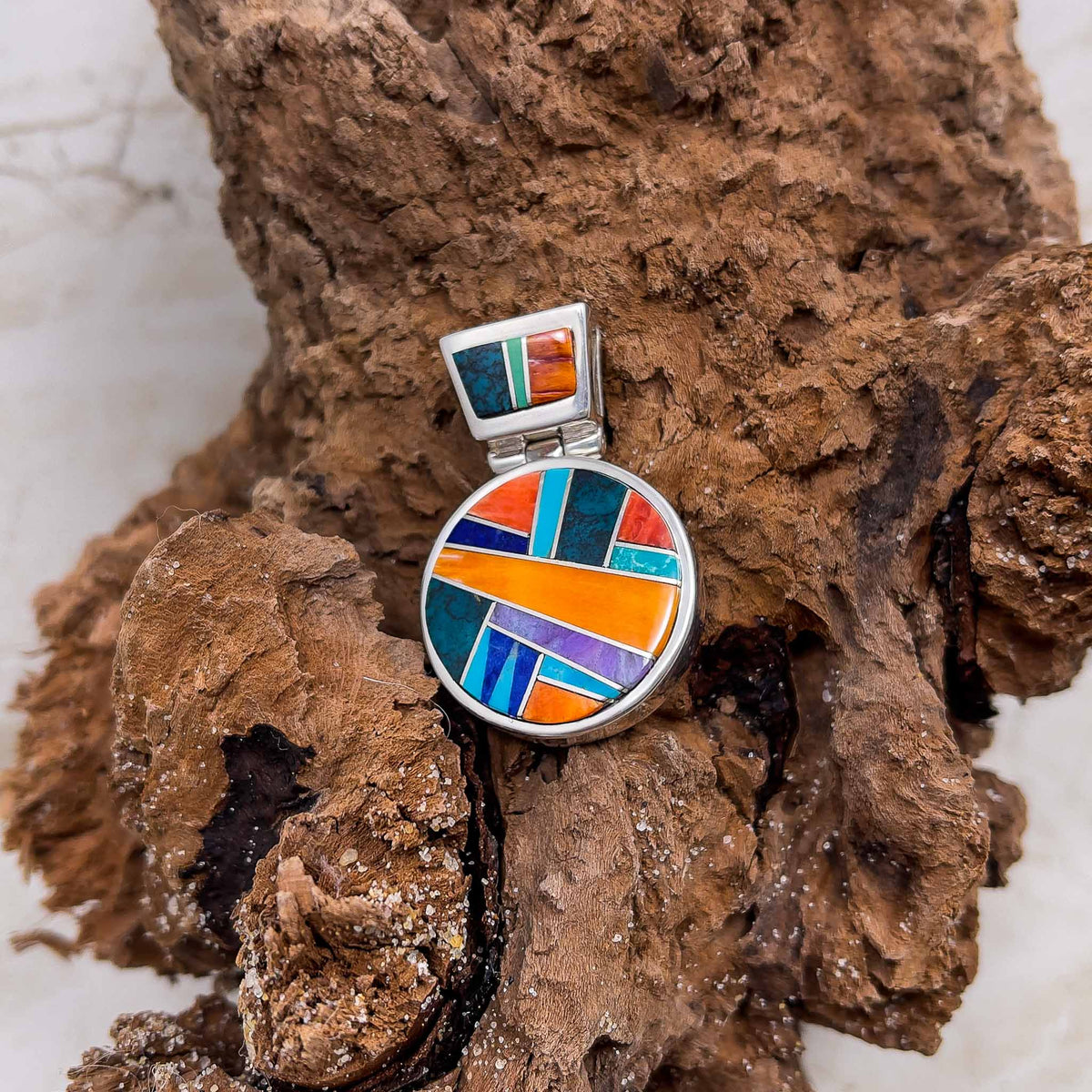 Navajo Inlay Pendant – BEACH TREASURES